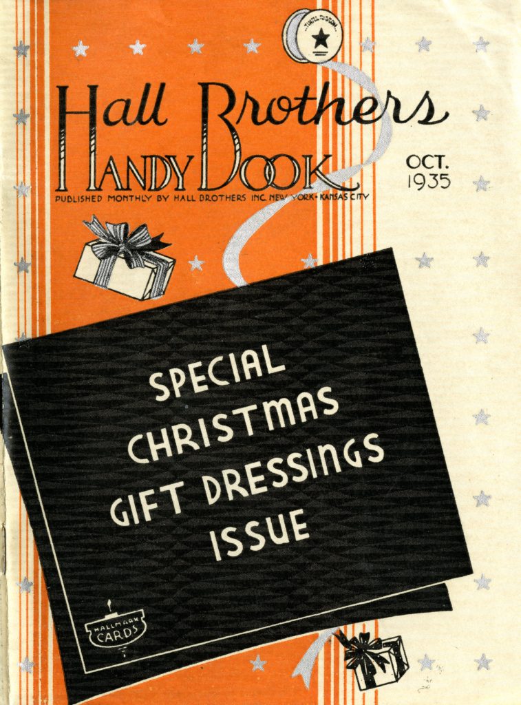 Hallmark Gift Wrap - 1935 Handy Book Cover - Hallmark Corporate