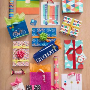 Hallmark Gift Wrap - Bright and Modern Collection - Hallmark Corporate