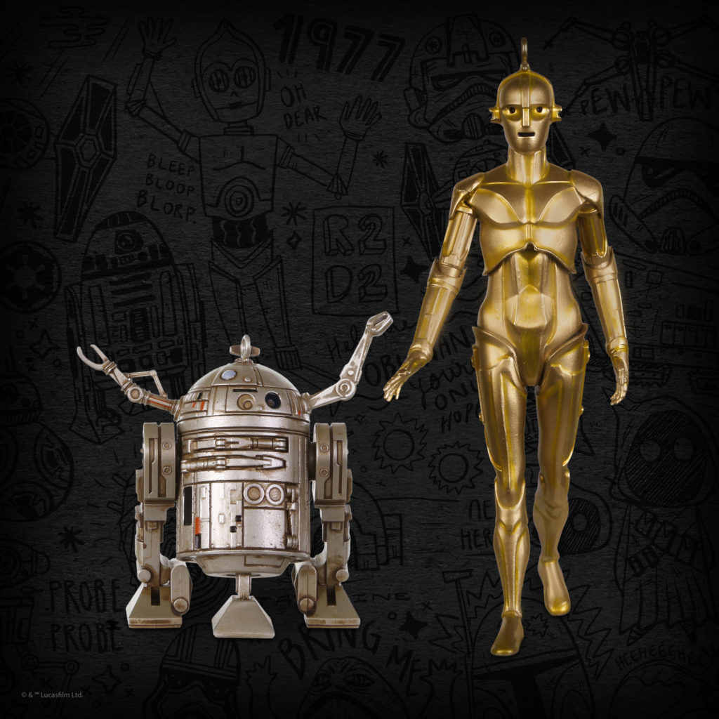 Beginnings: C-3PO™ and R2-D2™ Keepsake Ornament 2-pack - Hallmark Corporate